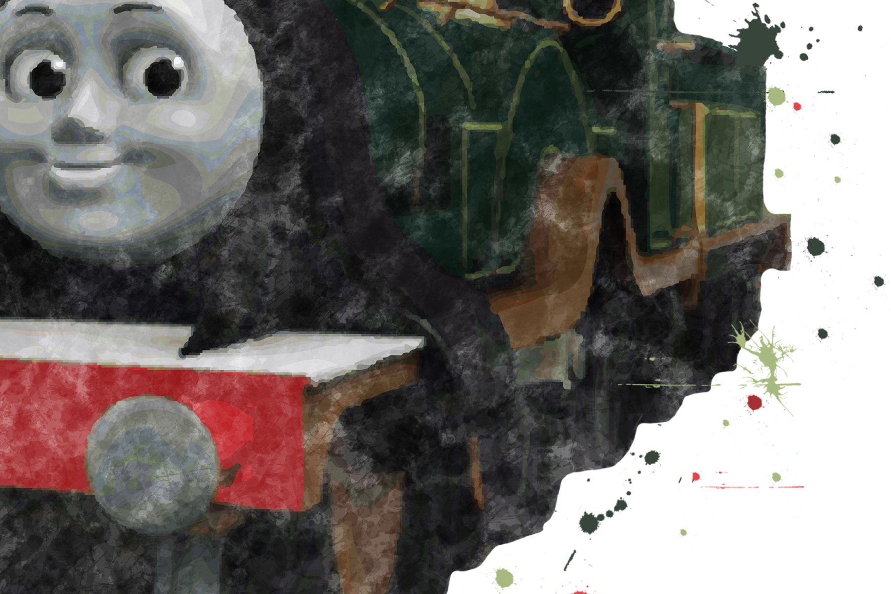 Printable Emily Engine Watercolor Train Wall Art, Emily Train Print ...