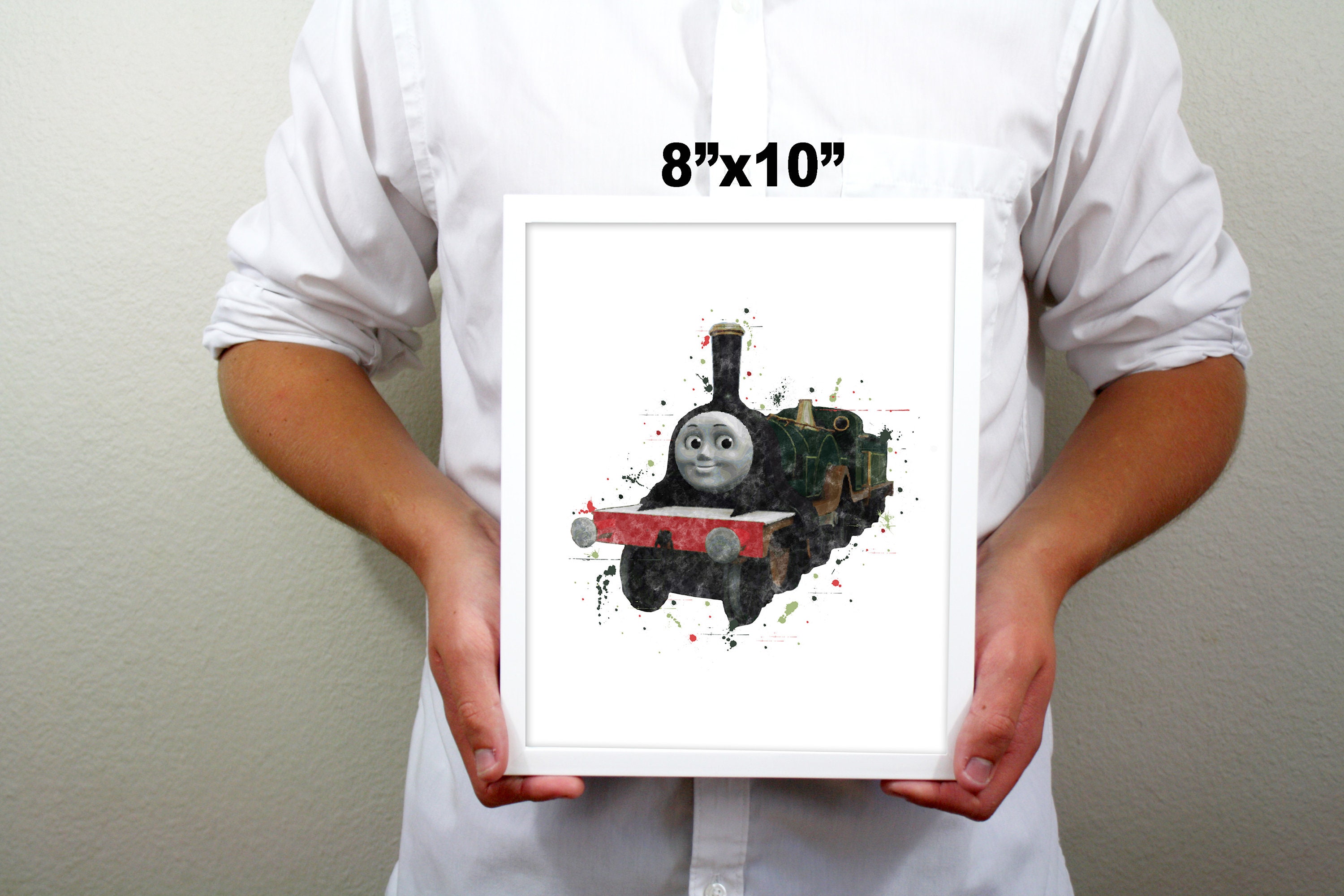 Printable Emily Engine Watercolor Train Wall Art Emily Train | Etsy