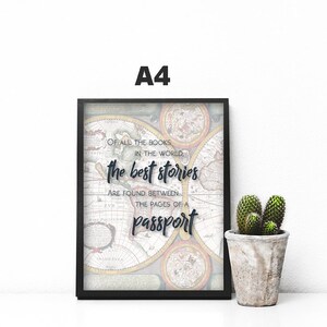 Travel Quote Poster, Travel Quote Printable, Travel Art Print, Travel ...