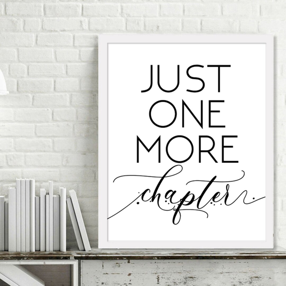 Book Lover Gift, Printable Book Quote, Printable Book Wall Art, Book ...
