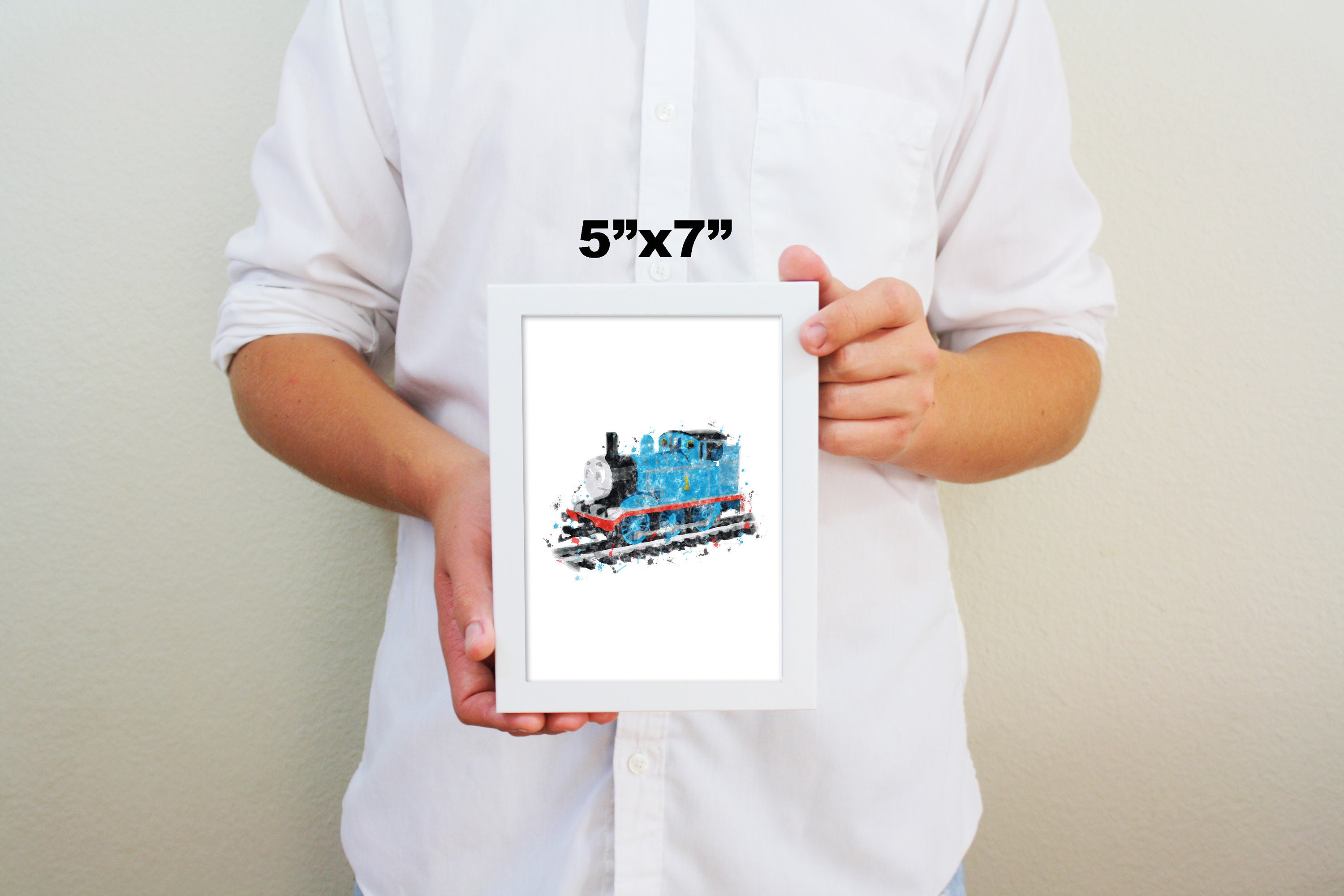 Printable Toby Watercolor Train Wall Art Toby Train Print - Etsy Canada