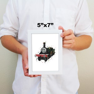 Printable Emily Engine Watercolor Train Wall Art, Emily Train Print ...