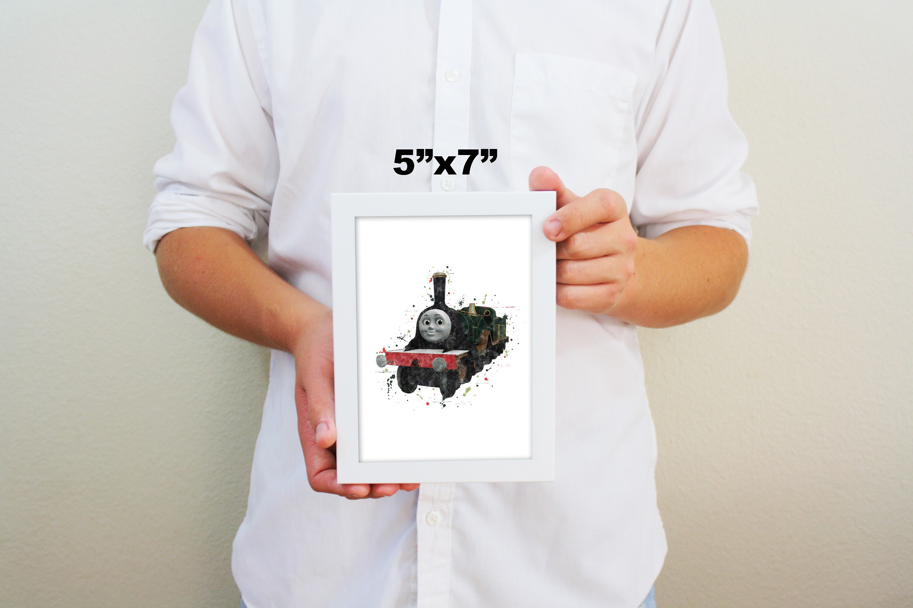 Printable Emily Engine Watercolor Train Wall Art Emily Train | Etsy