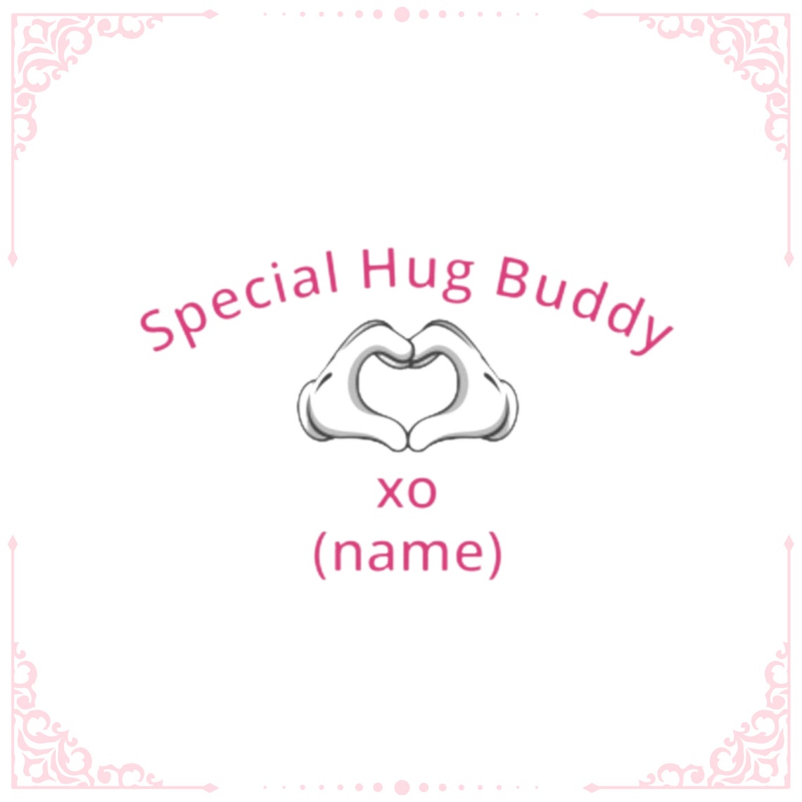 Personalized Stuffed Pig 7.5 Special HUG BUDDY Xo name - Etsy