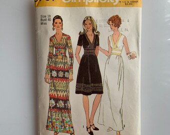 70s dress pattern | Etsy