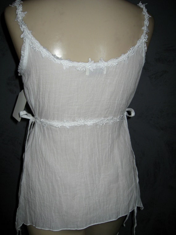 Claire Pettibone Luxury Lingerie Set White PJ Cami To… - Gem