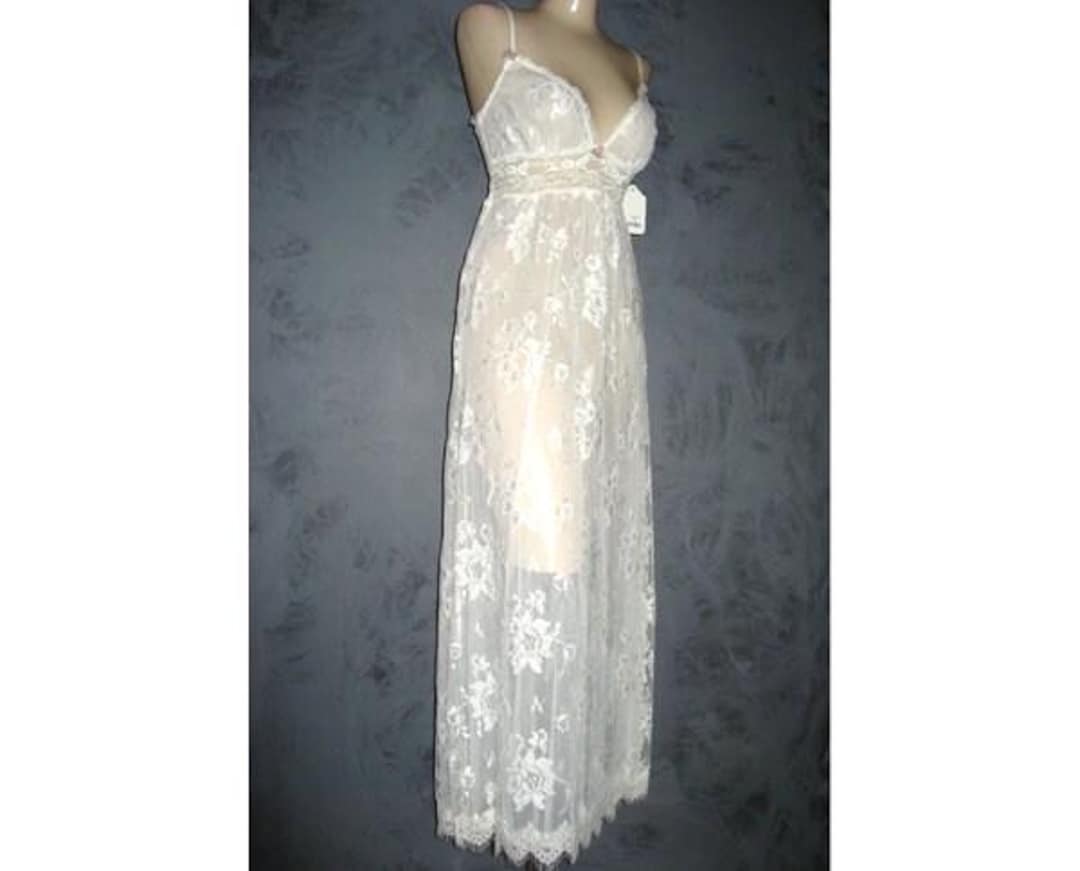 Claire Pettibone Gown Luxury Lingerie Lace Ivory Bridal Couture Full ...