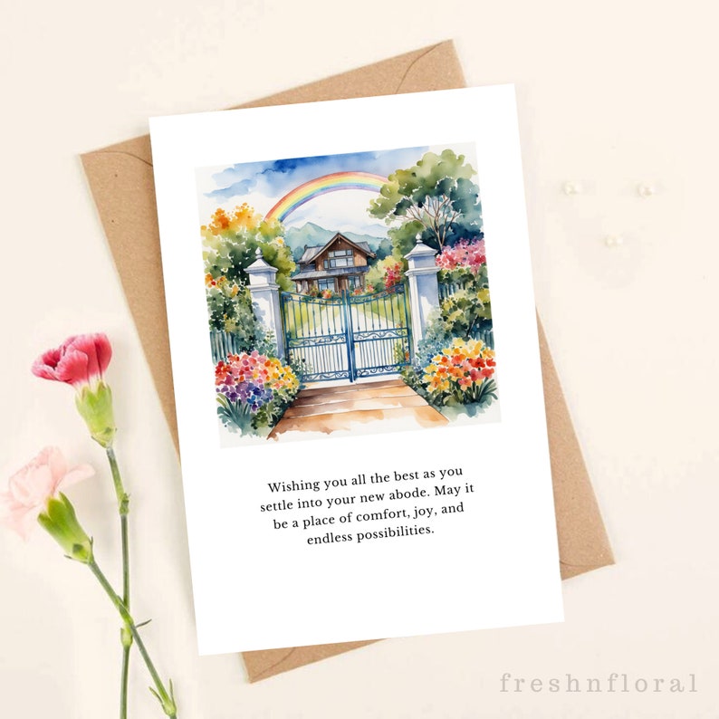 20 Printable New Home Card Wishes for New House Moving Card Printable ...