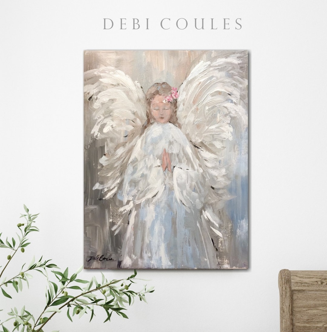 Modern Farmhouse My Angel Canvas Giclee Print Shabby Chic Romantic ...
