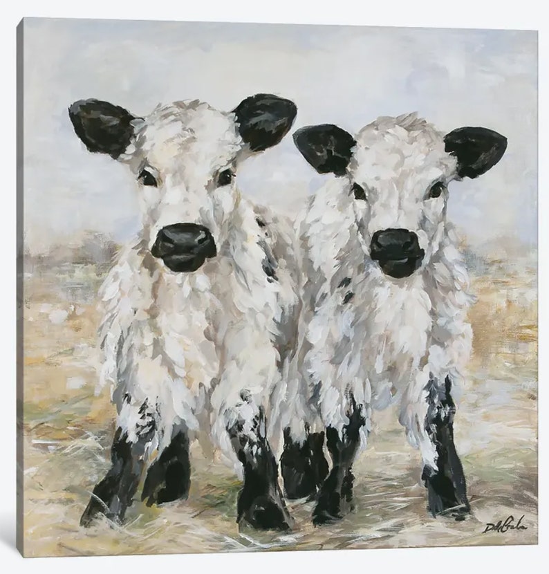 Modern Farmhouse Freckles and Speckles Cows Fine Art - Etsy