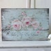 French Saying Roses Sign Pink La Ve En Rose Vintage Style by - Etsy