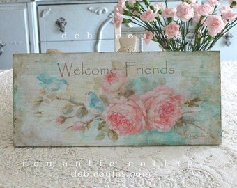 Shabby Chic Art | Etsy