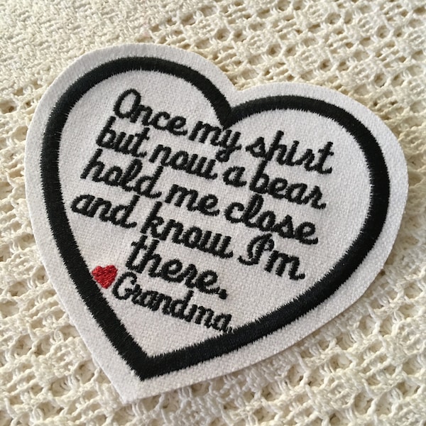 Memory Bear Patch - Etsy