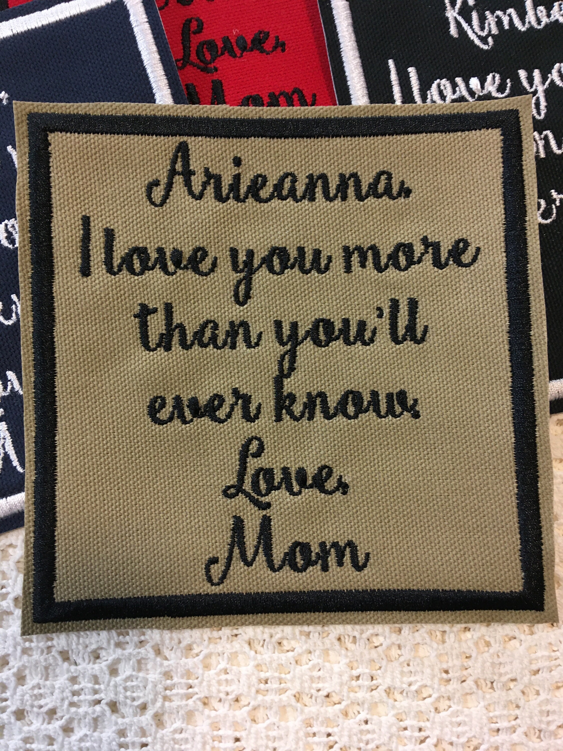 MEMORY PILLOW SHIRT Patch, 5 X 5 Memory Pillow Patch, Create Your Own ...