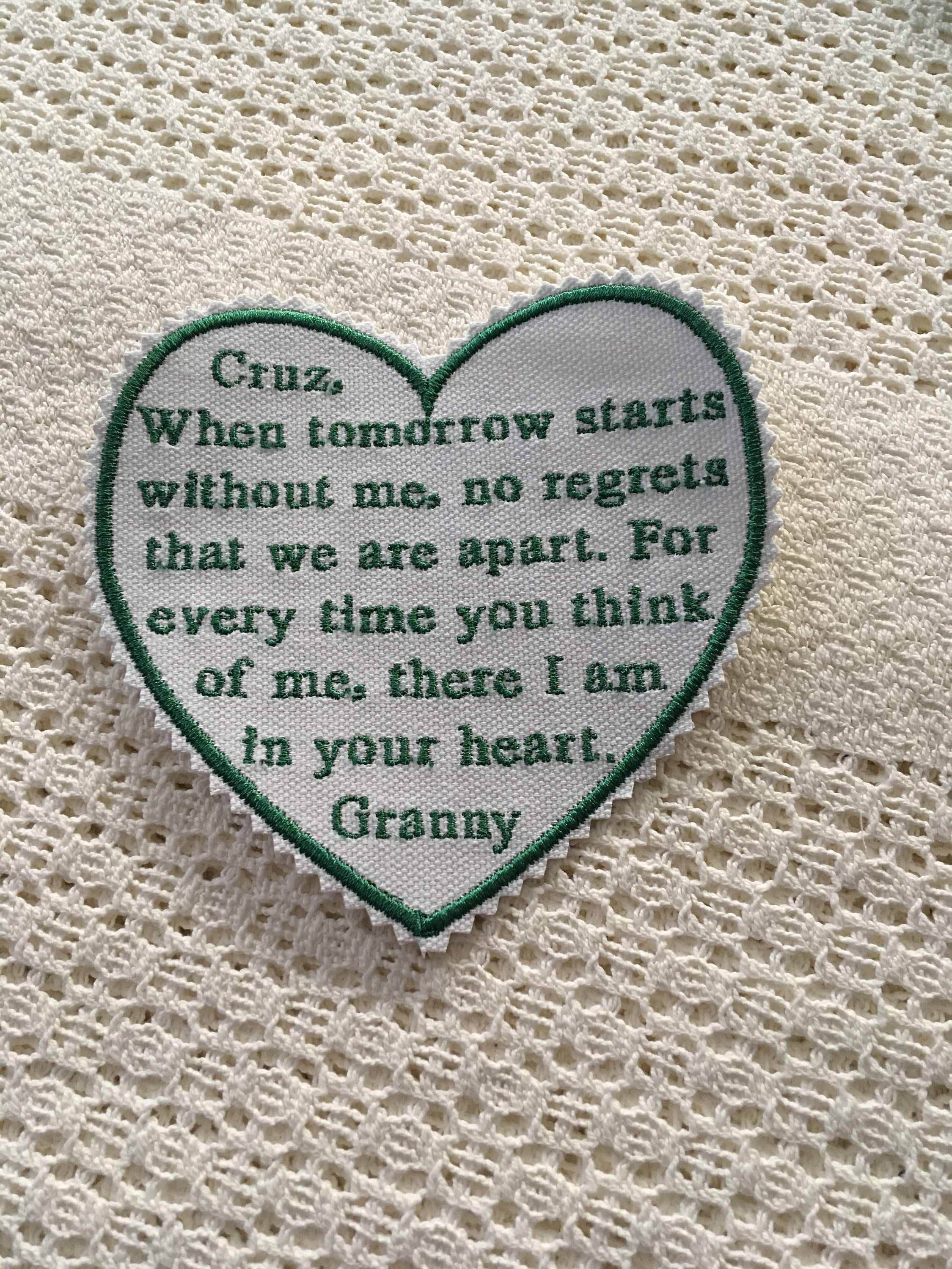 MEMORY PILLOW SHIRT Patch 5x5 Memory Shirt Patch Memory | Etsy