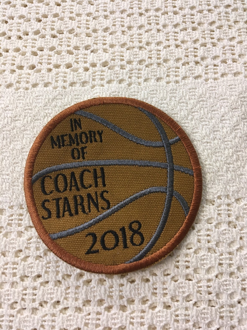 SPORTS SUPPORT Patch 4 Basketball Team Memory Of | Etsy