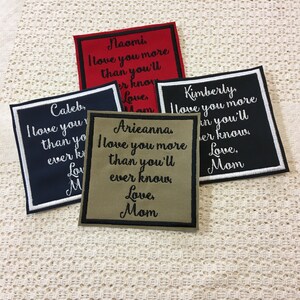 MEMORY PILLOW SHIRT Patch, 5 X 5 Memory Pillow Patch, Create Your Own ...