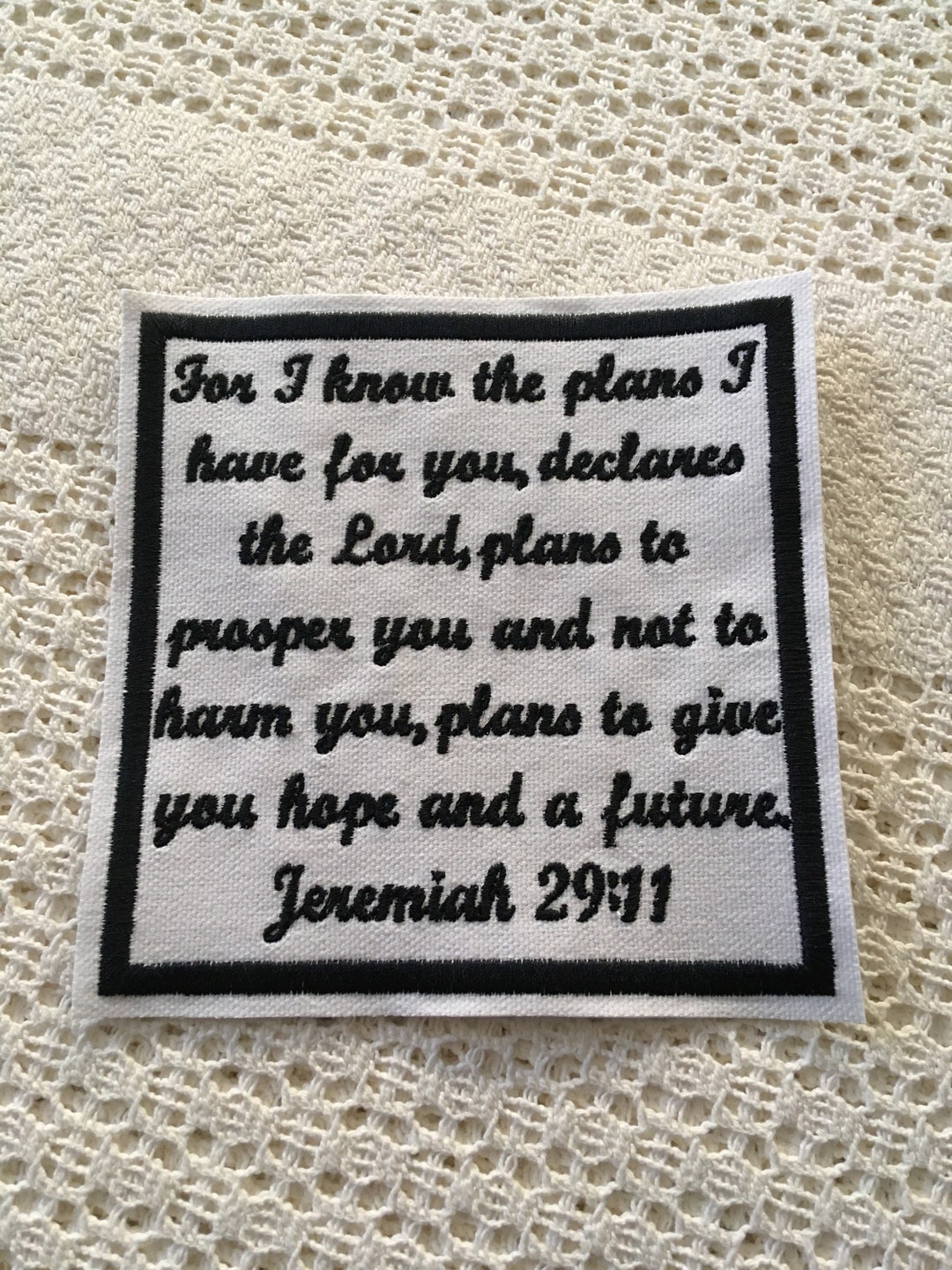Memory Shirt Patch: Grandparent Gift, Scripture Verse, Iron-sew on (5x5 ...