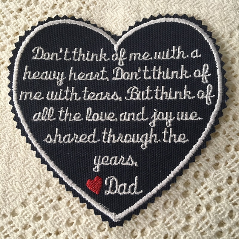 Memory Dad Patches - Etsy