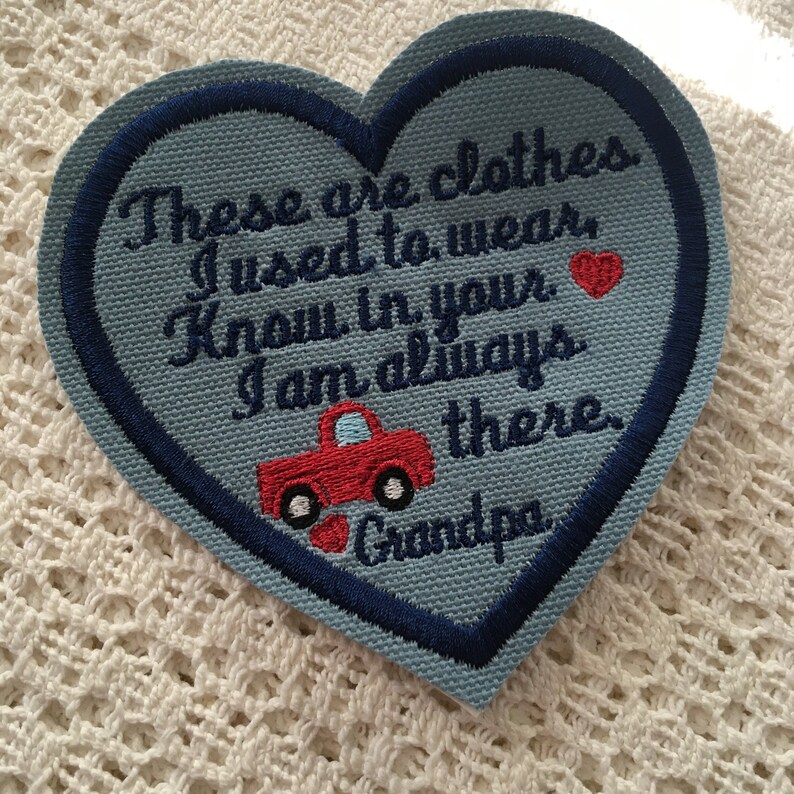 MEMORY PILLOW PATCH 4 Memory Bear Patch Memory Shirt - Etsy