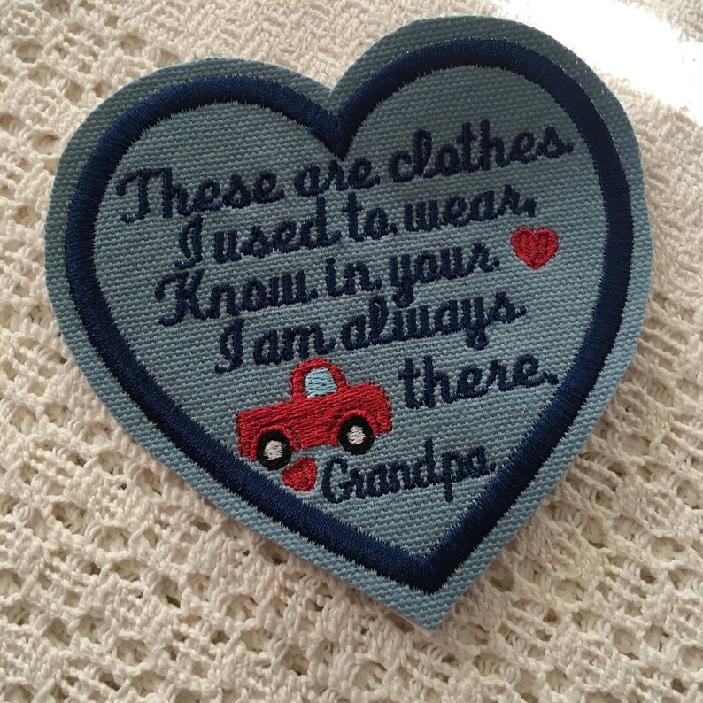 MEMORY PILLOW PATCH 4 Memory Bear Patch Memory Shirt - Etsy