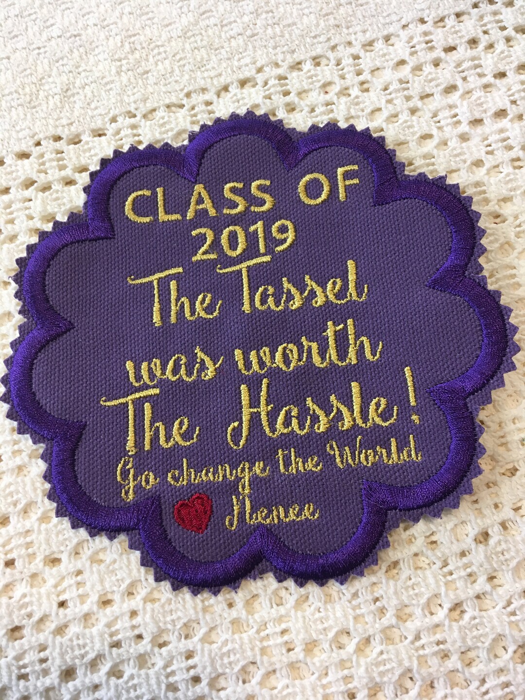 GRADUATION KEEPSAKE 5round Patch, Cap-gown-tie Patch, Assorted Sizes ...