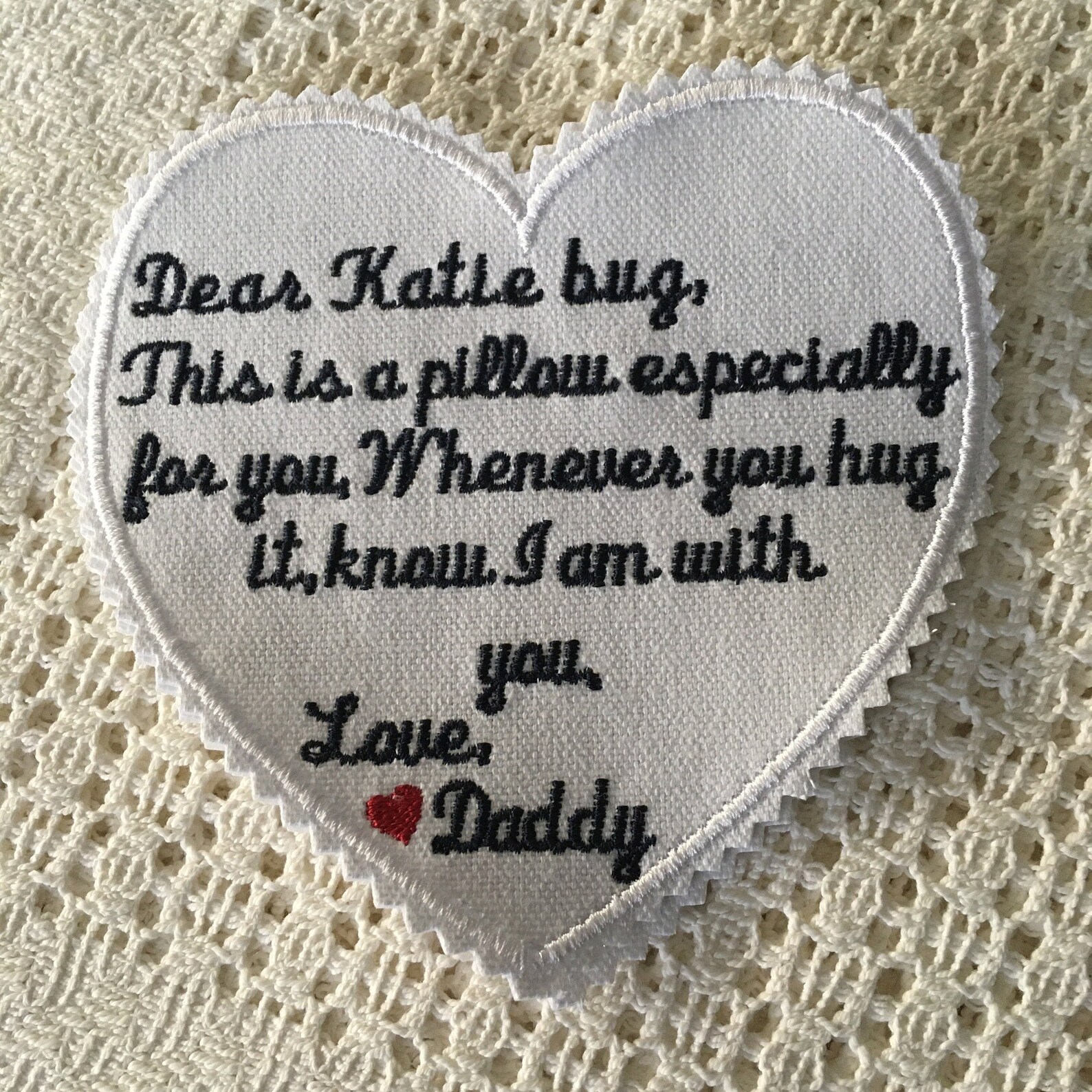 MEMORY Patch 5x5 in Memory Of Memory Pillow - Etsy