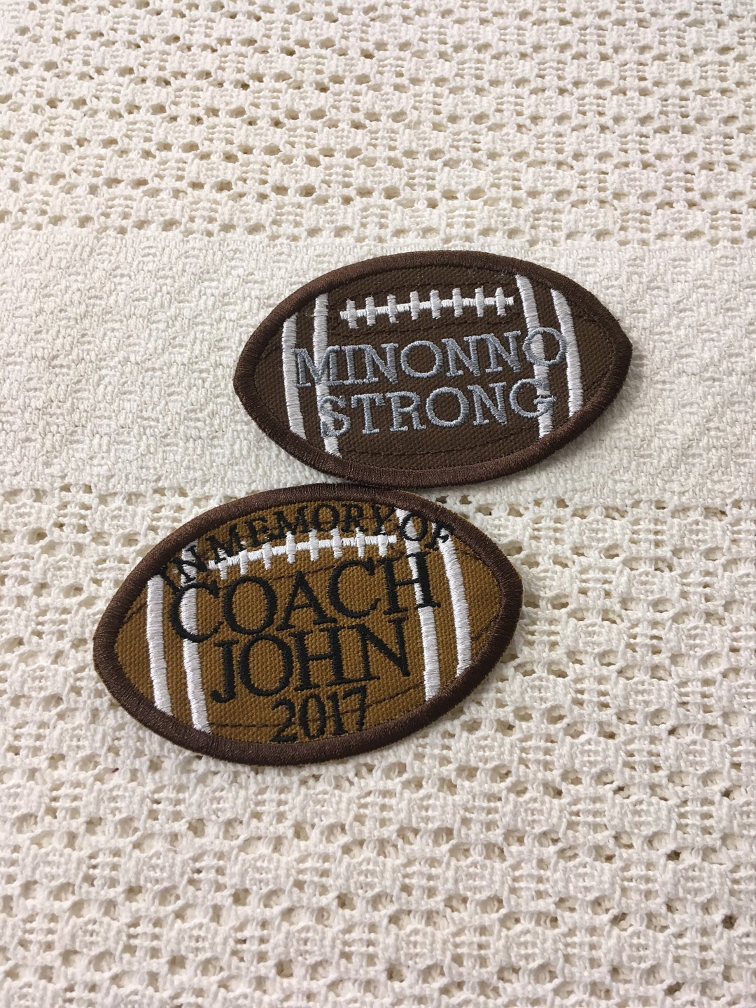 Personalized Football Team Patch: in Memory Of, Iron-sew on (4 Inch) - Etsy