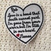 Personalized Memory Patch: Heart or Square - Custom Keepsake - Etsy