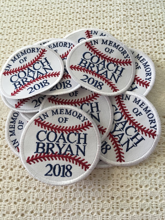 SPORTS MEMORY Team Patches 4 Baseball Team in Memory - Etsy