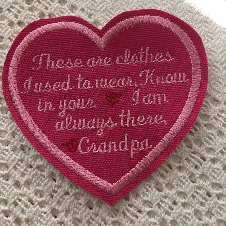 MEMORY PILLOW PATCH 4x4 Memory Bear Patch - Etsy