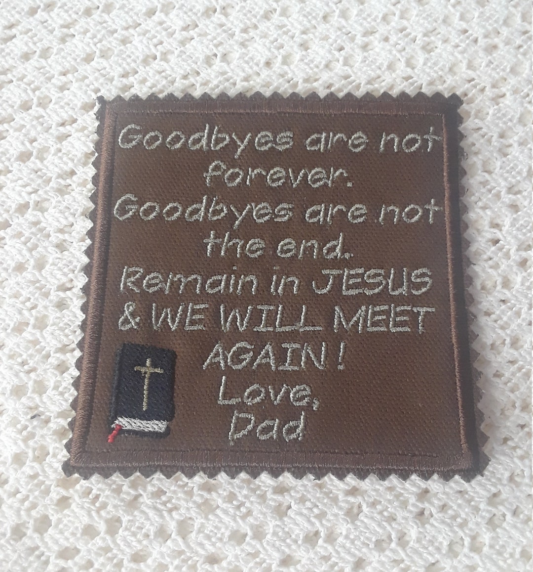 Custom Memory Shirt Patch: Personalized Memorial Quilt or Bear Patch ...