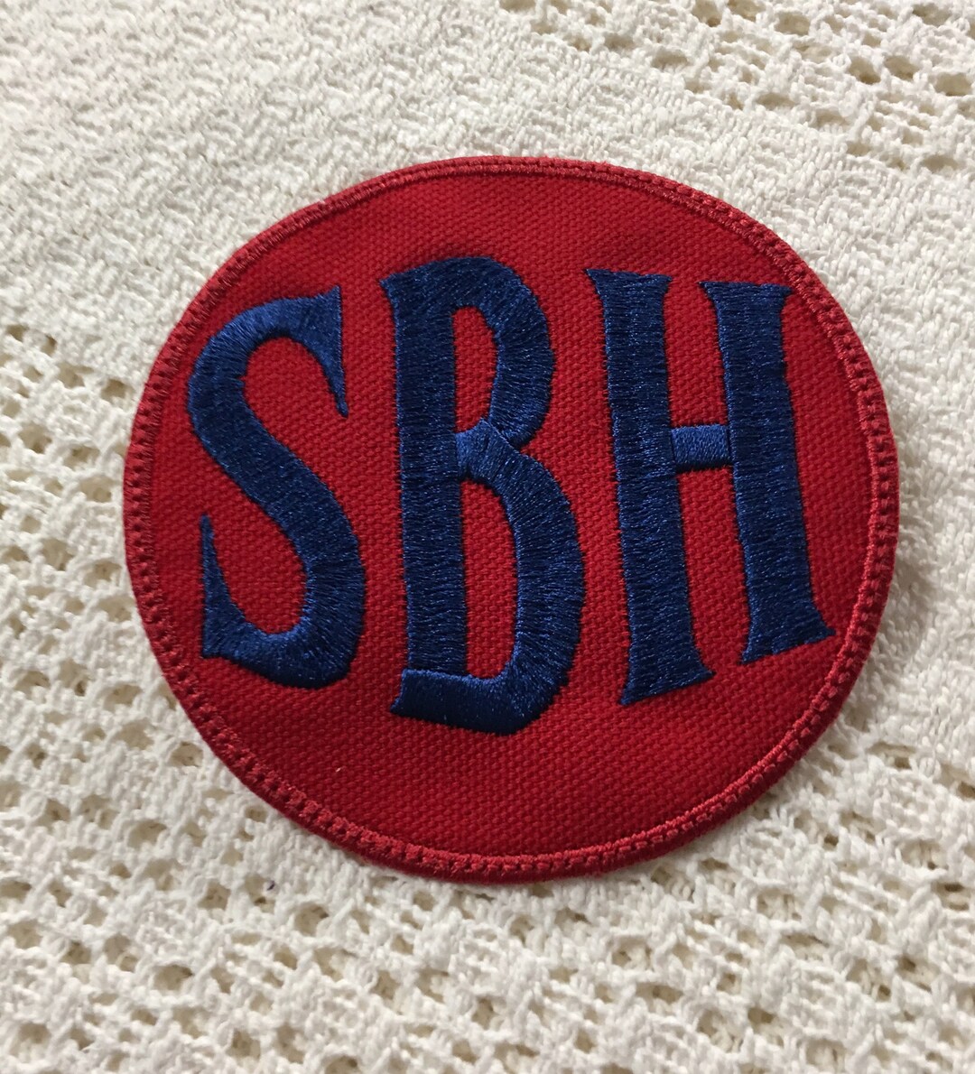 Monogram Patch: Circle Applique, Personalized Iron-on or Sew-on - Etsy