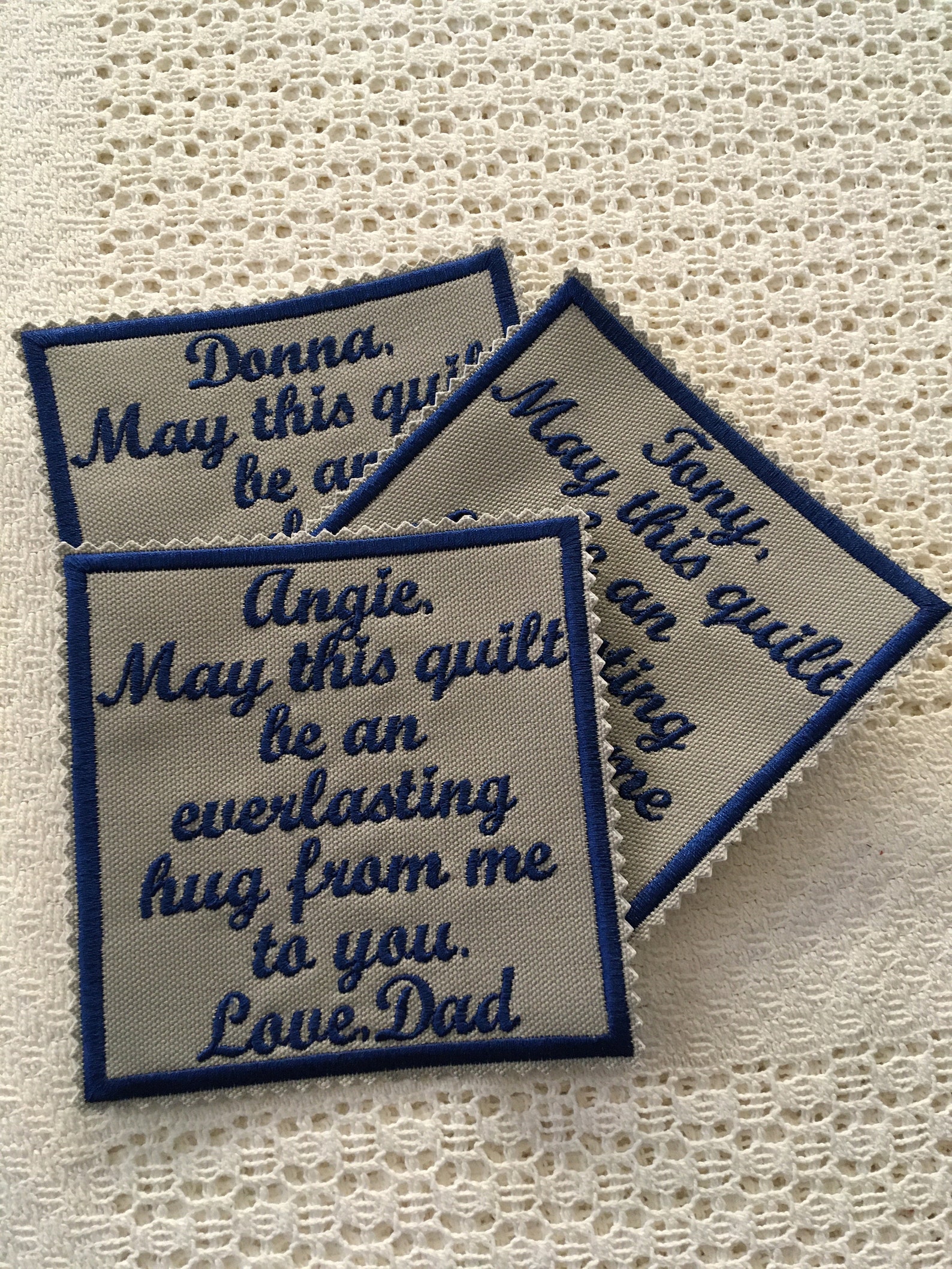 MEMORY PATCH-5x5 Special Memory Quilt Memory | Etsy