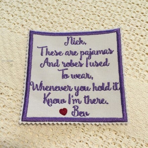 MEMORY Patch-5x5 Memory Pillow Shirt Patch, in Memory Of, Multi Options ...