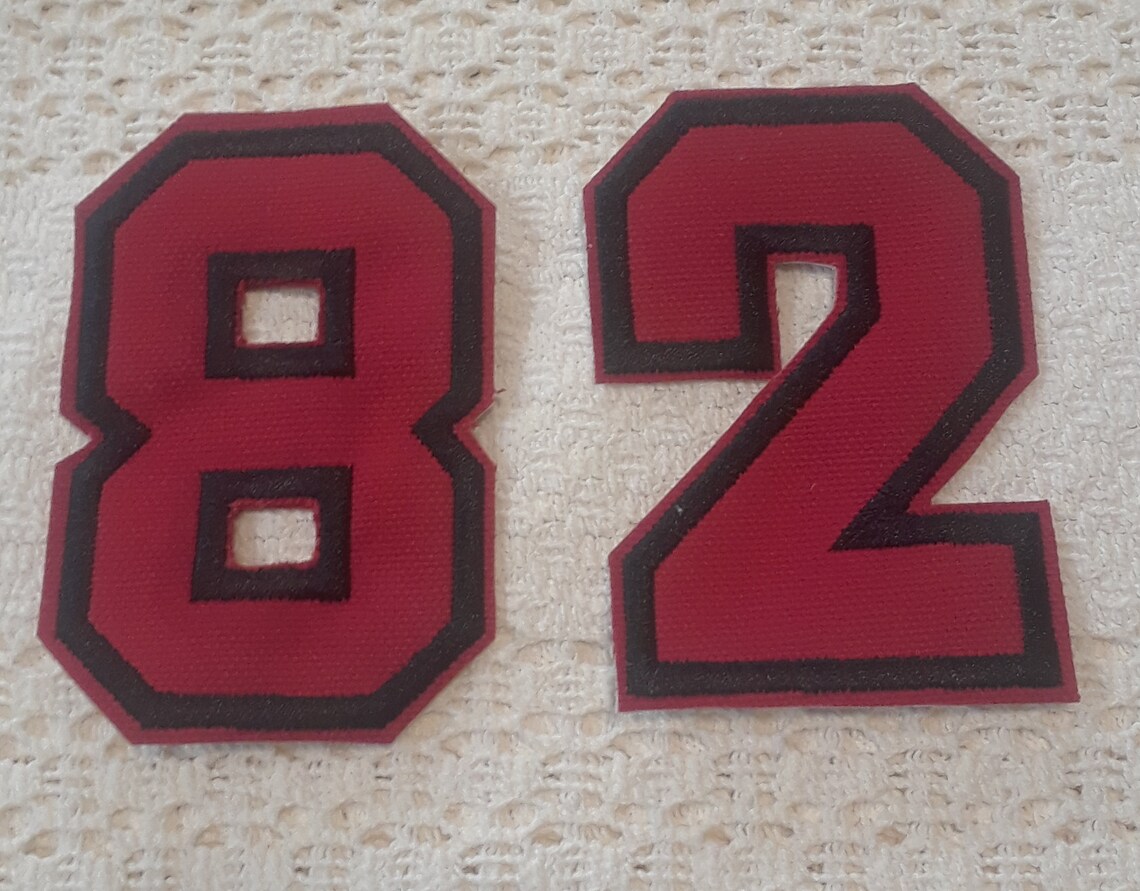 NUMBER PATCHES 3.5 Inch TEAM Sport Numbering Sew-iron On - Etsy