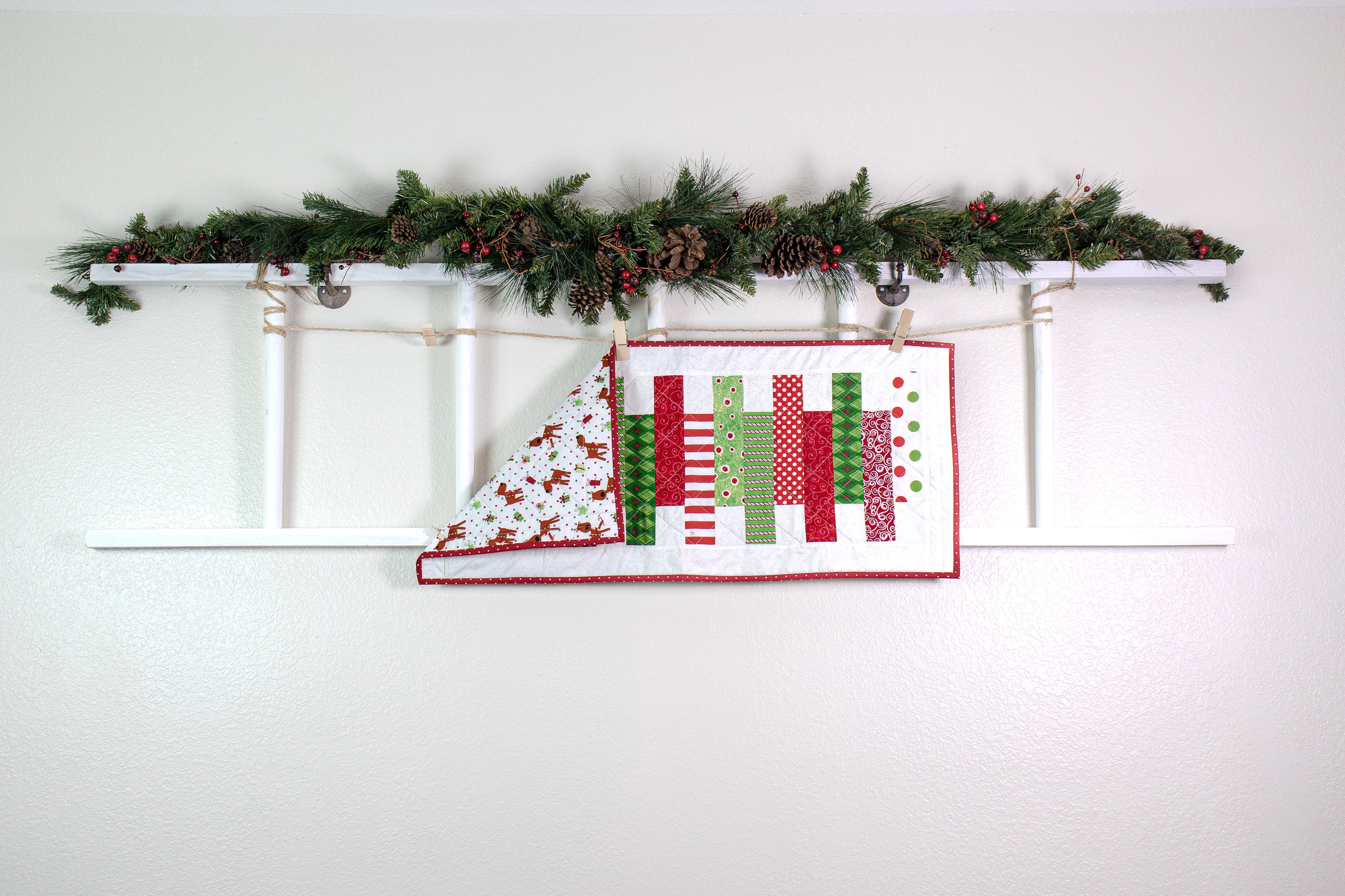 Red and White Christmas Table Runner | Christmas Decor | One of a Kind ...