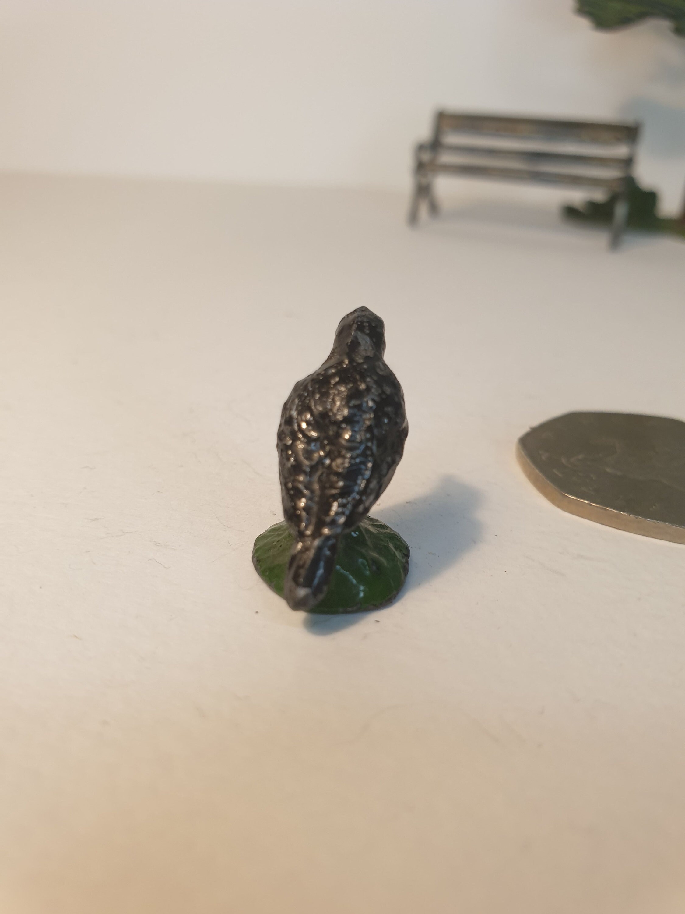 Unusual Vintage Britain's Era Black Crow Miniature Toy Made in England ...