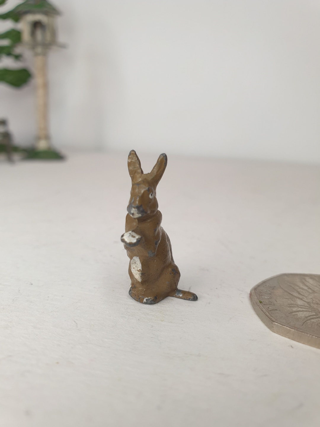 Vintage Britain's Era Lead Rabbit Heyde Germany Solid Lead - Etsy