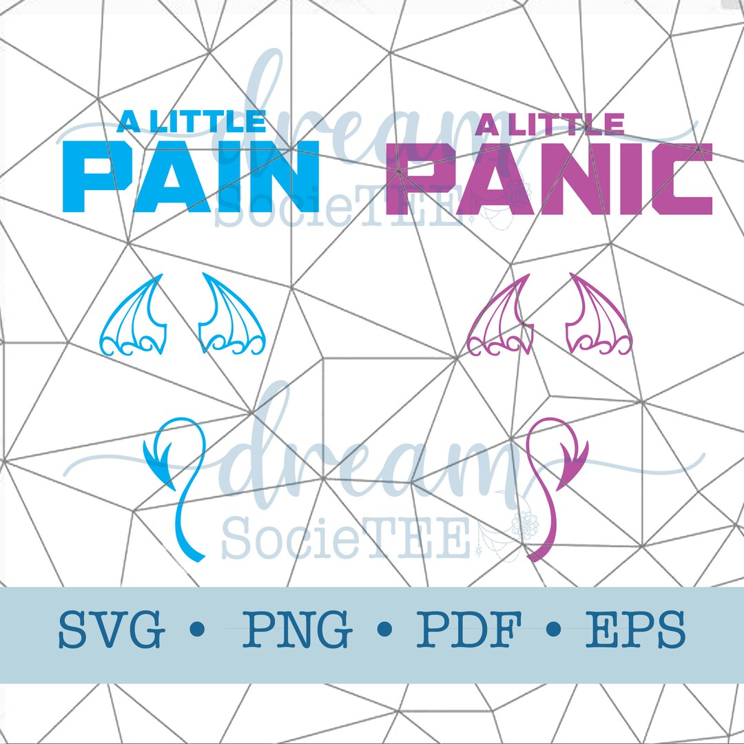 Pain and Panic | Buddy SVG | Digital Download | Cut File Iron on File ...