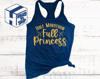Half Marathon, Full Princess® Princess Women's Tank Top Princess ...