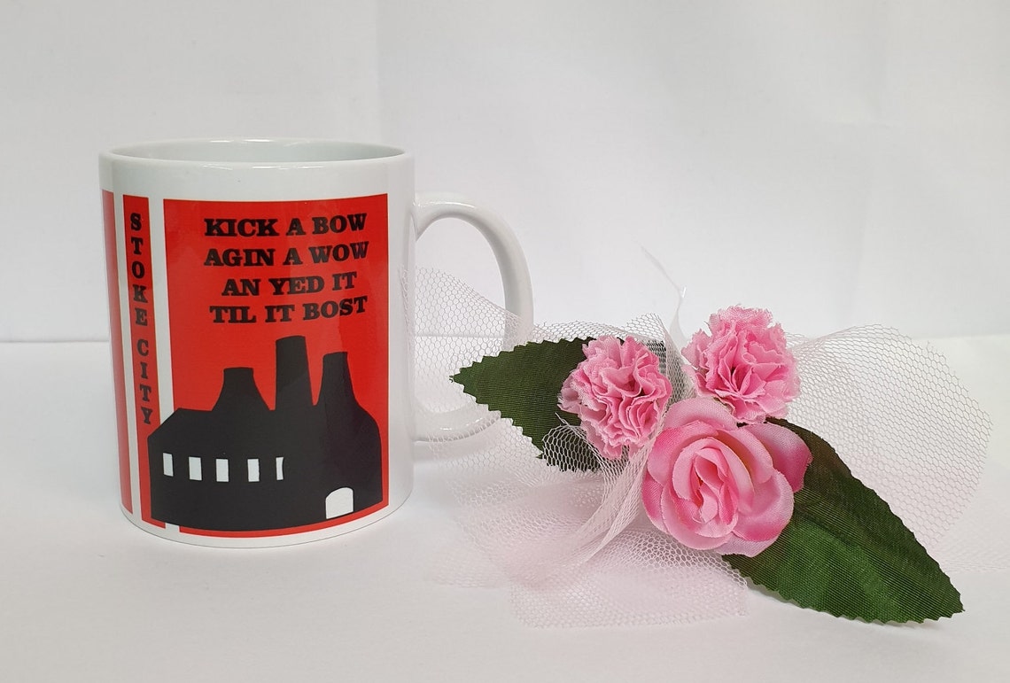 Stoke City potteries Inspired Design Ceramic Mug and MDF - Etsy