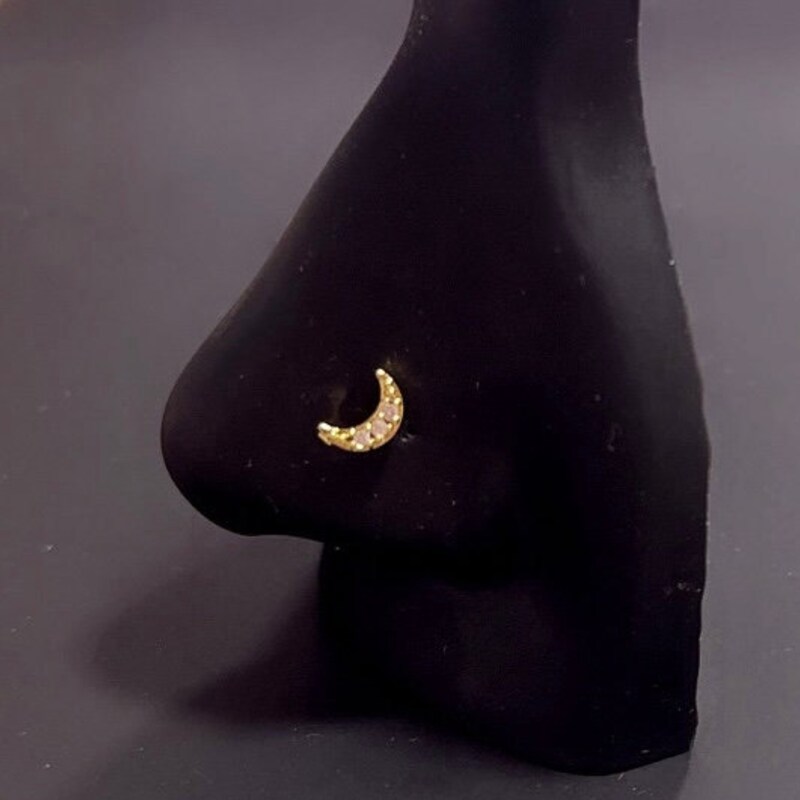 Moon Nose Ring - Etsy