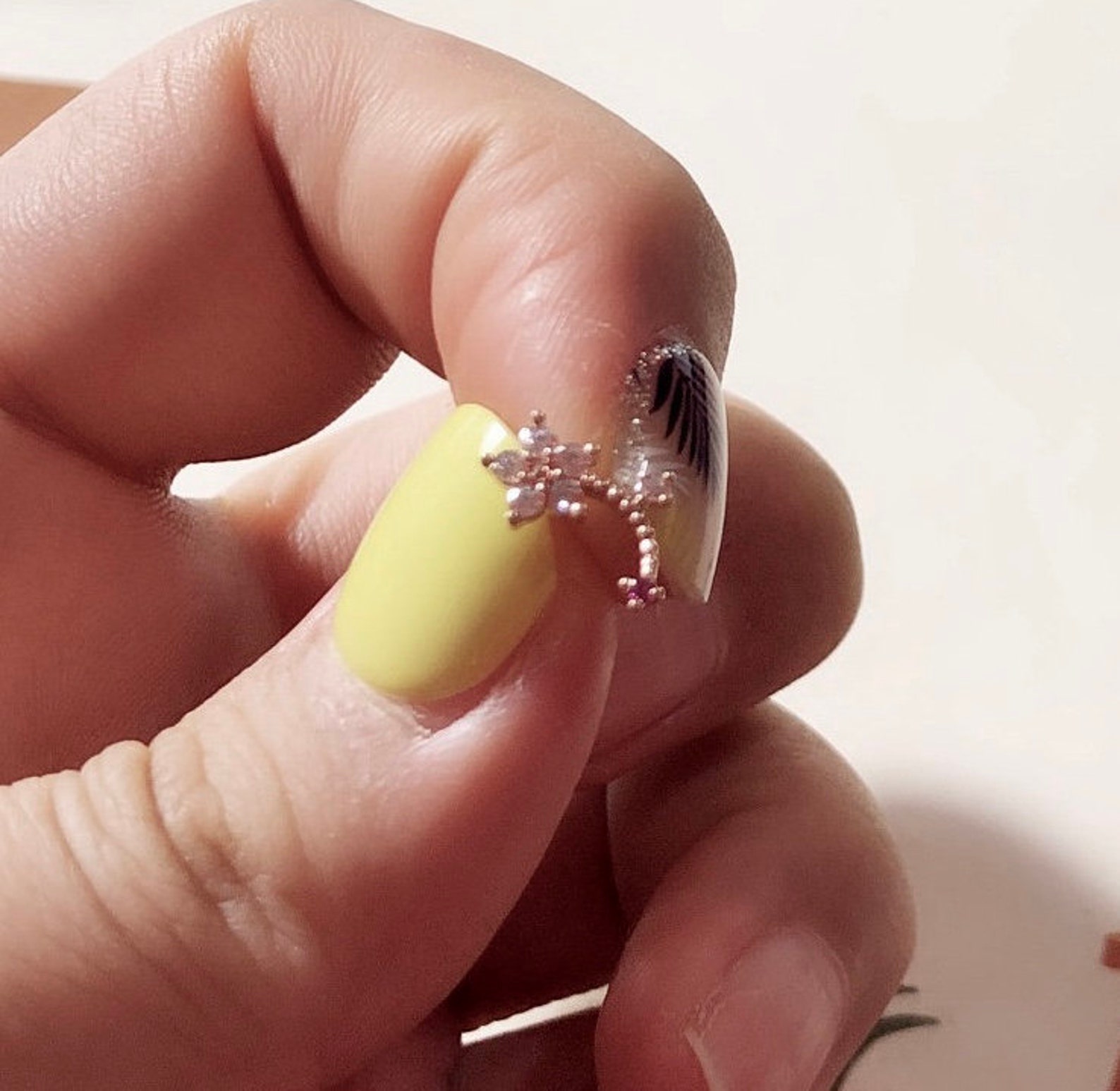 Pink Point Flower 14K Solid Rose Gold Pin Piercing/14k | Etsy