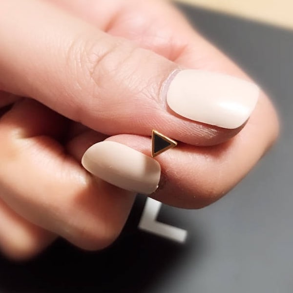 Triangle Piercing - Etsy