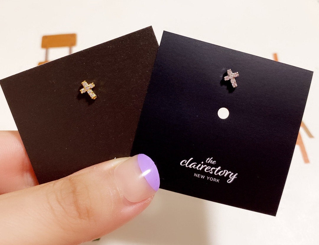 Tiny Cross Piercing/ 316L Surgical Steel Cartilage/tragus Barbell/helix ...