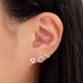 CZ Circle Piercing/cartilage Earring/cz Stud Ear - Etsy
