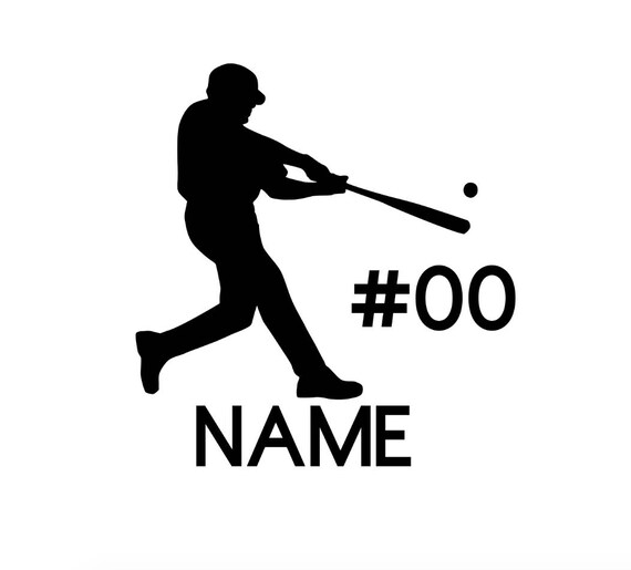 Custom Batter Decal - Etsy