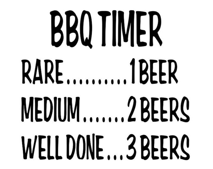 Vinyl BBQ Timer - Etsy