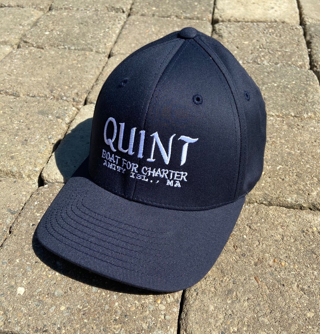 JAWS Inspired Baseball Cap - Quint Boat for Charter - Etsy